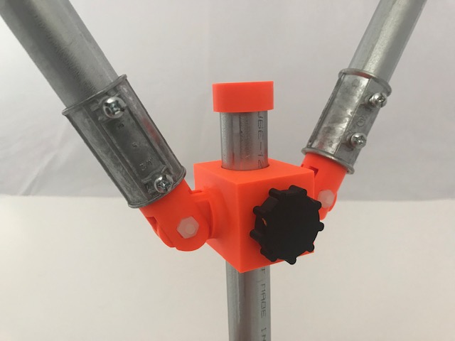 Makerpipe Sliding Double Hinge for EMT Conduit by Simple3D | Download ...