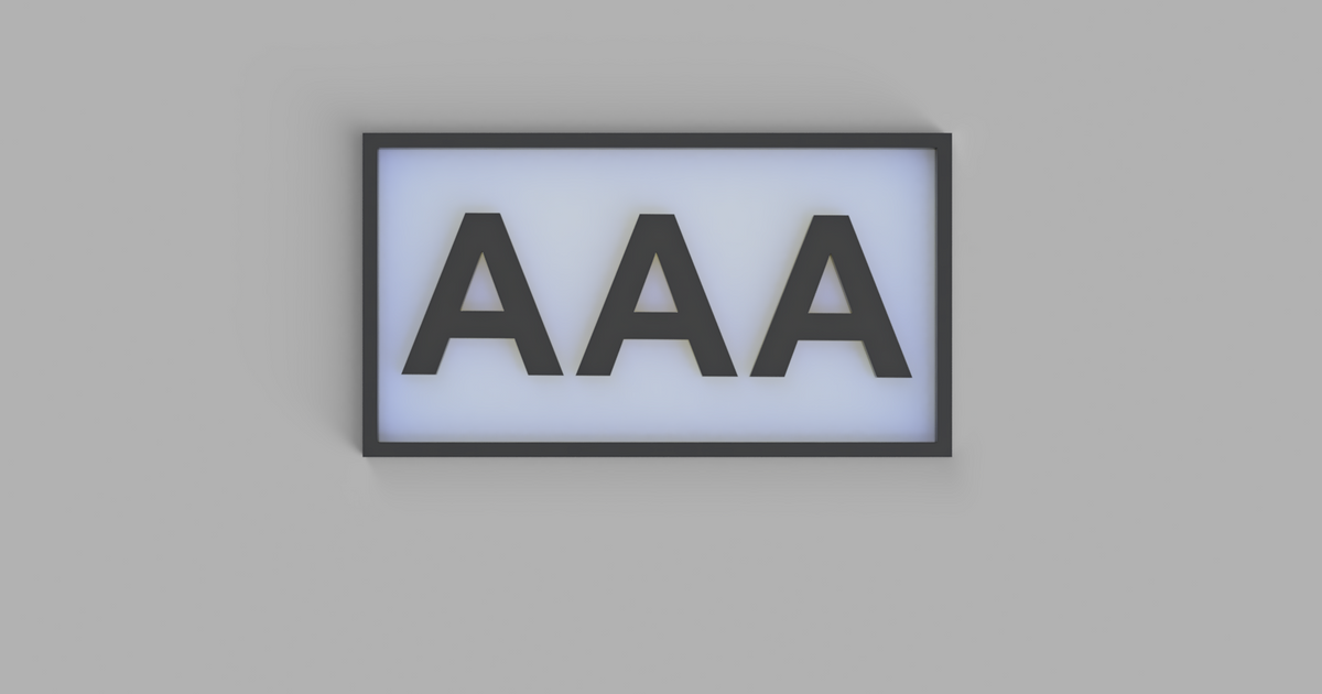 AAA sign for stackable battery beer crate by Flo Thomas | Download free ...