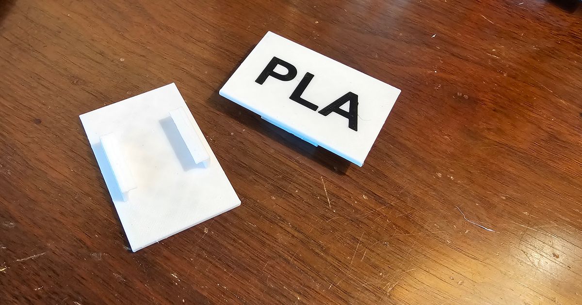 HDX Rack Name Plate by SKSVideoguy | Download free STL model ...