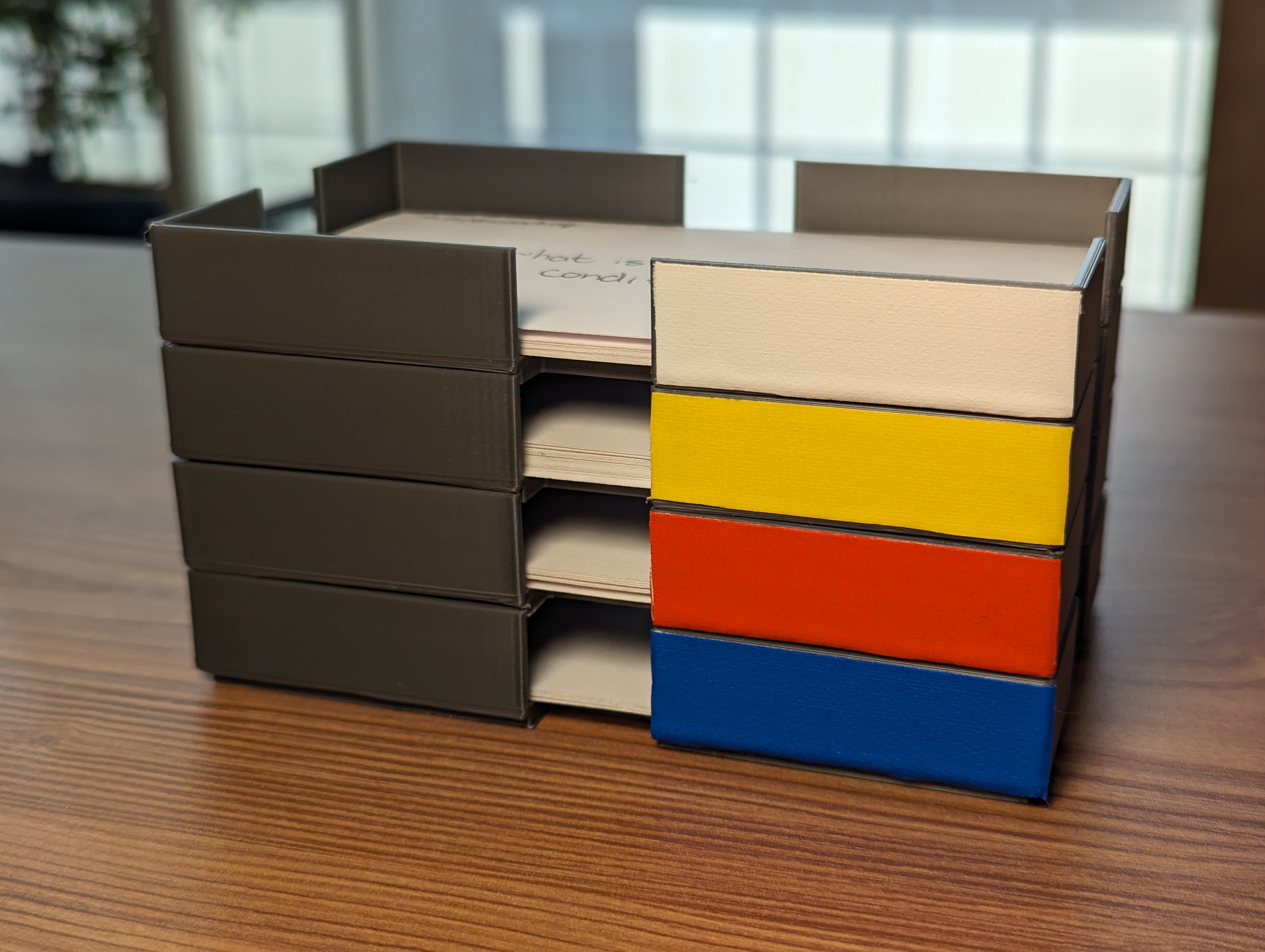 Stacking Index Card Organizer Boxes for 3x5 in. Cards by Jack D ...