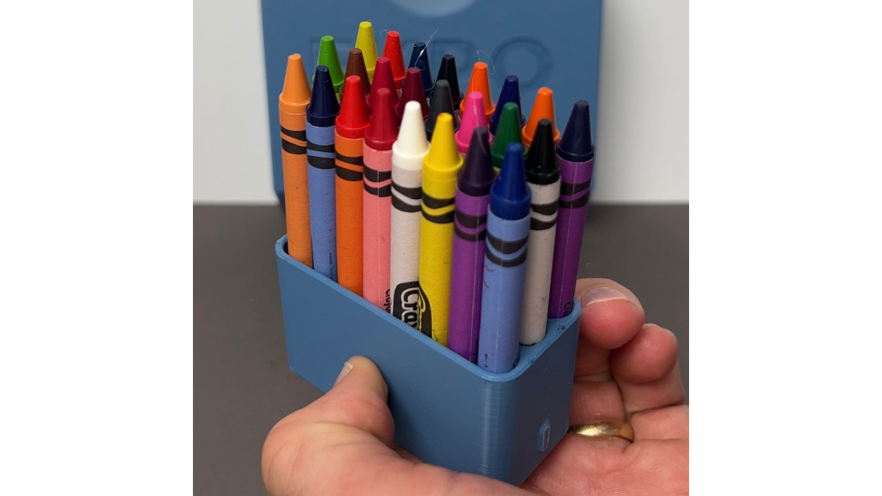 Back to School: Crayon Case for 24 Pack of Crayons by 3D Sourcerer ...