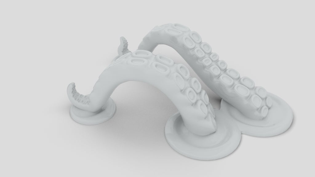 Octopus Tablet Stand Version Two by notcolin | Download free STL model ...