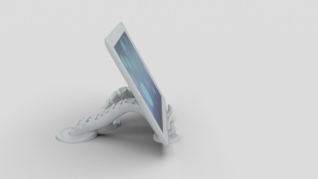 Octopus Tablet Stand Version Two by notcolin | Download free STL model ...