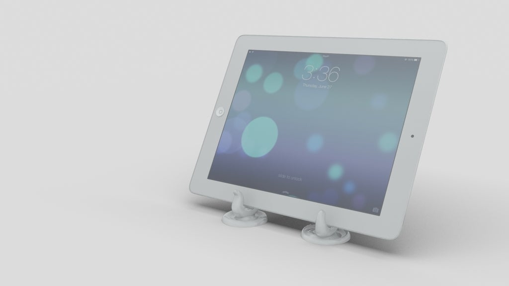 Octopus Tablet Stand Version Two by notcolin | Download free STL model ...