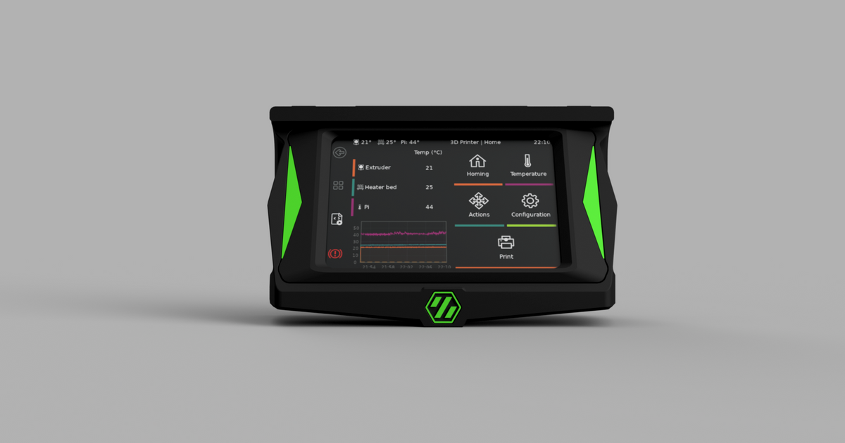 BTT TFT35 SPI V2.1 Touch Screen Case for Voron2.4 (Centered) by ...