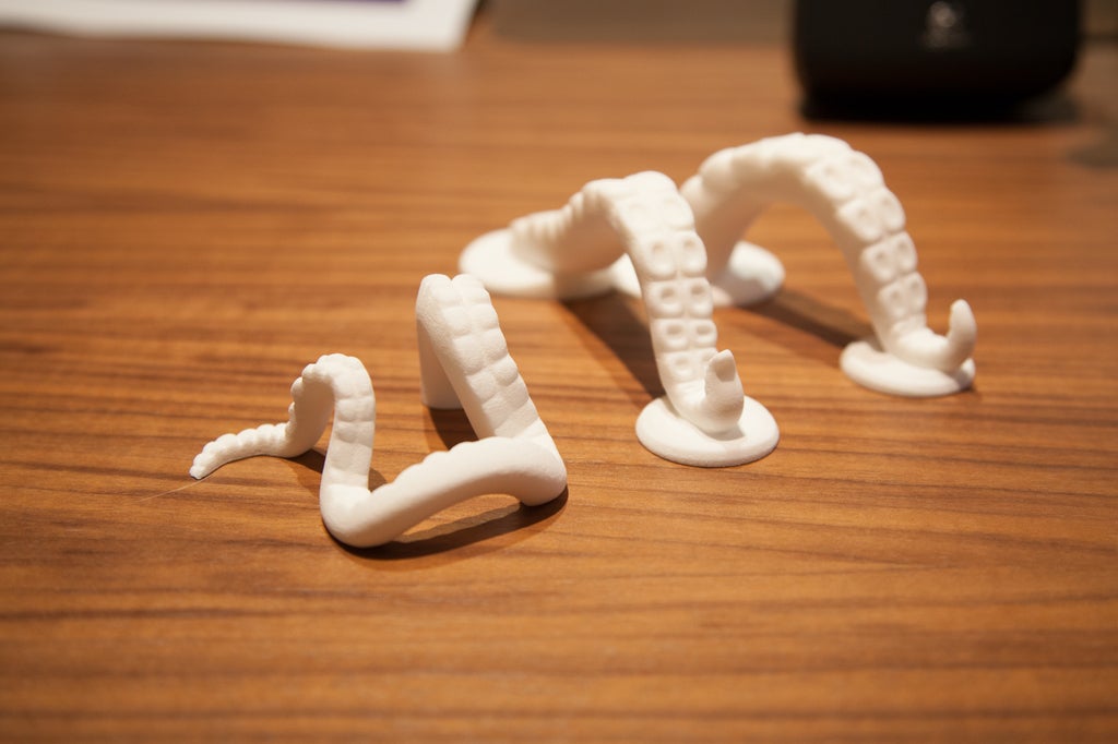 Octopus Stand Version Three by notcolin | Download free STL model ...