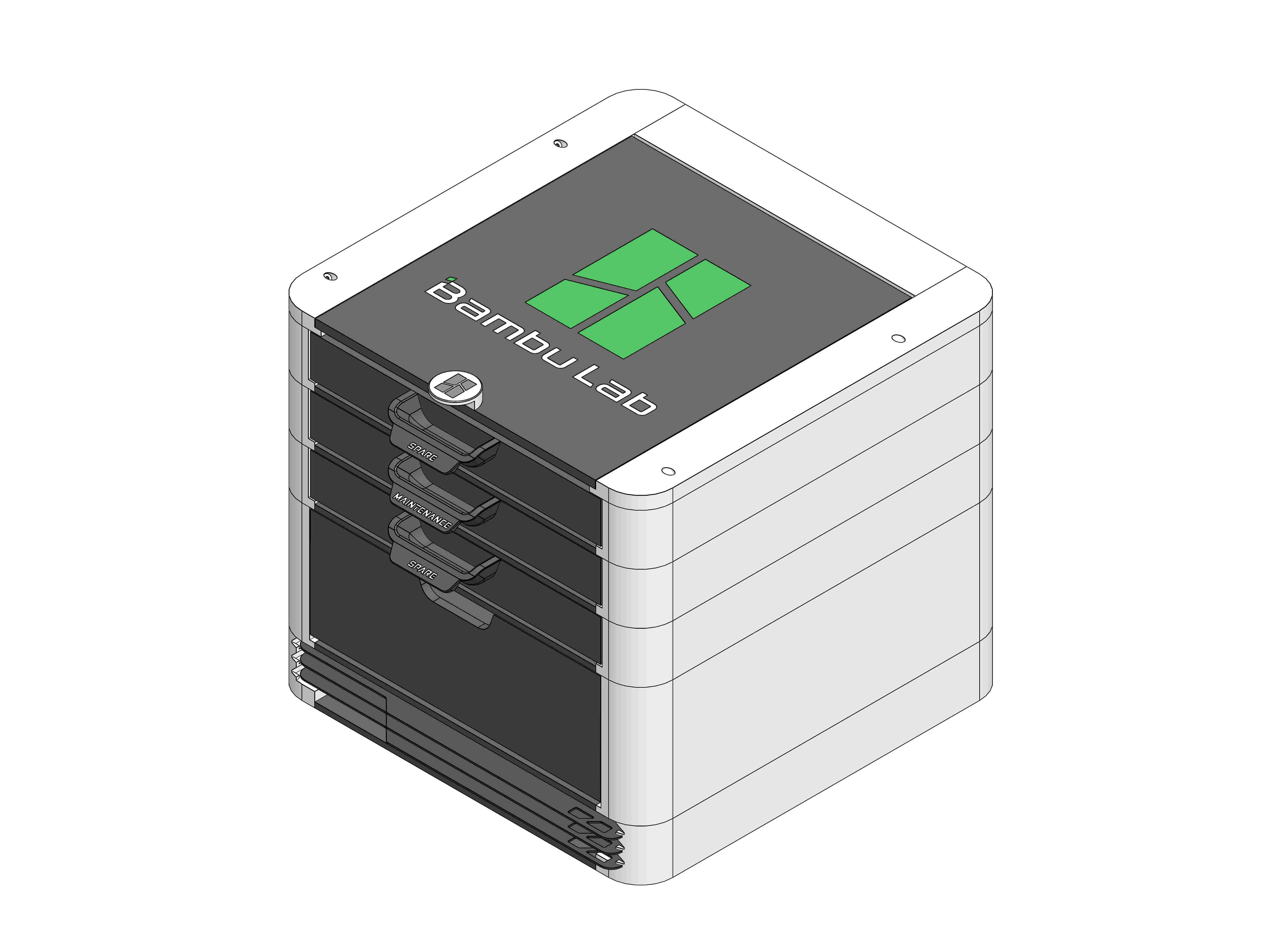 BaBo organizer drawer modul 30 by Willi | Download free STL model ...