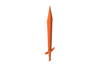 Medieval Sword by thispatrik3d | Download free STL model | Printables.com
