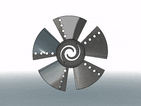 Knifes Edge Fan Design by -Nerf-Herder- | Download free STL model ...
