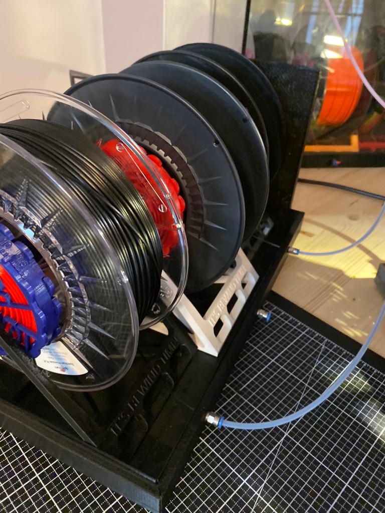 Filament Dry Spool Rewind Box for MMU +(Remix) by M_Key | Download free ...