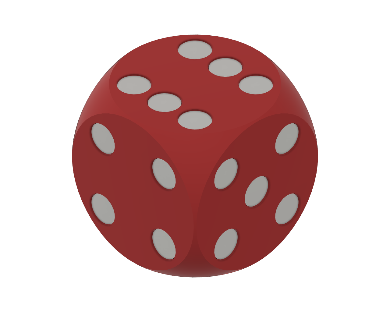 Large Die (5 cm) by Tridense | Download free STL model | Printables.com
