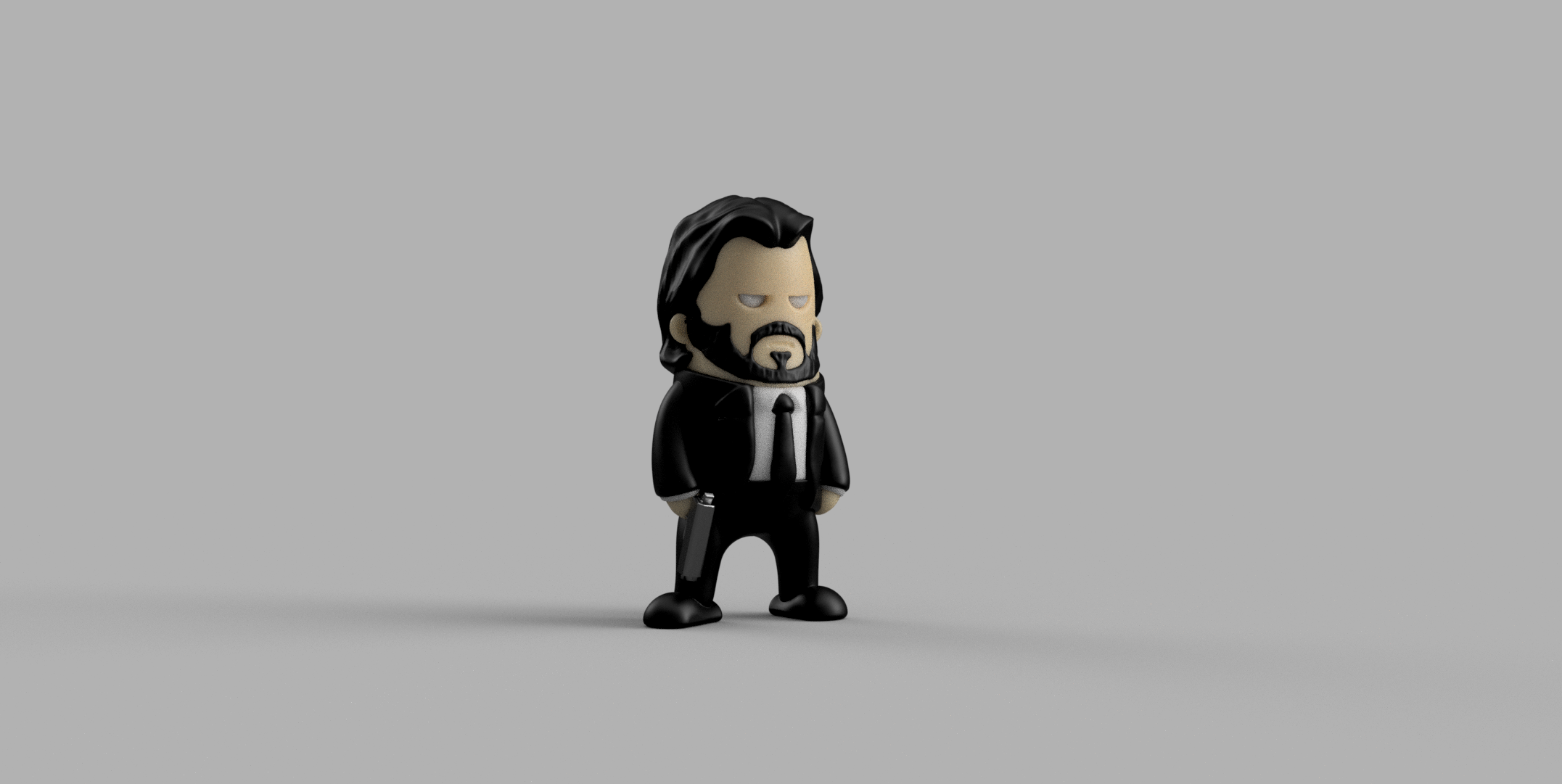 Mini John Wick by Wekster | Printables Store
