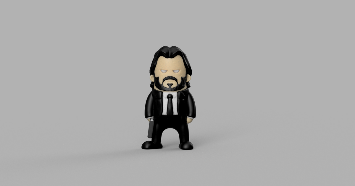 Mini John Wick by Wekster | Printables Store