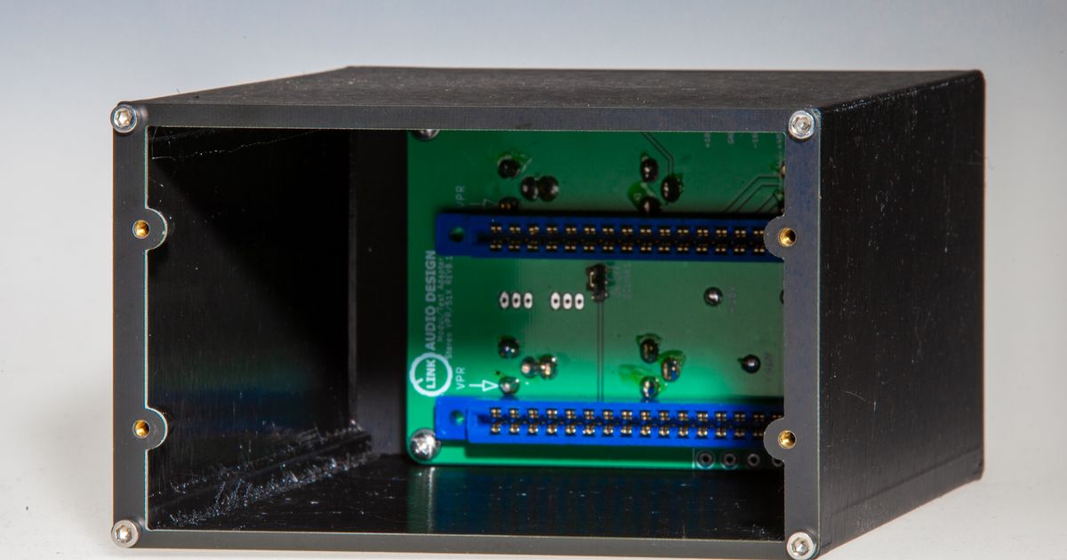 500 API VPR 51X Stereo and Mono Rack Case by linkaudiodesign | Download ...