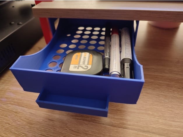Drawer under desk by Henares3D | Download free STL model | Printables.com