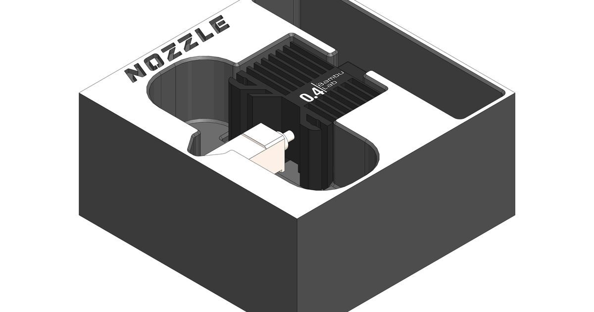 [BaBo] insert nozzle 2x2 von Willi | Kostenloses STL-Modell ...