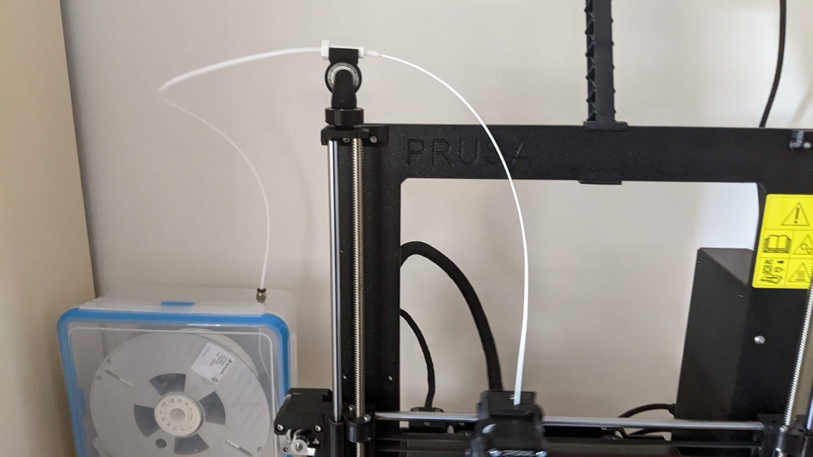 PTFE Filament Guide for MK3S+ by ByPS128 | Download free STL model ...