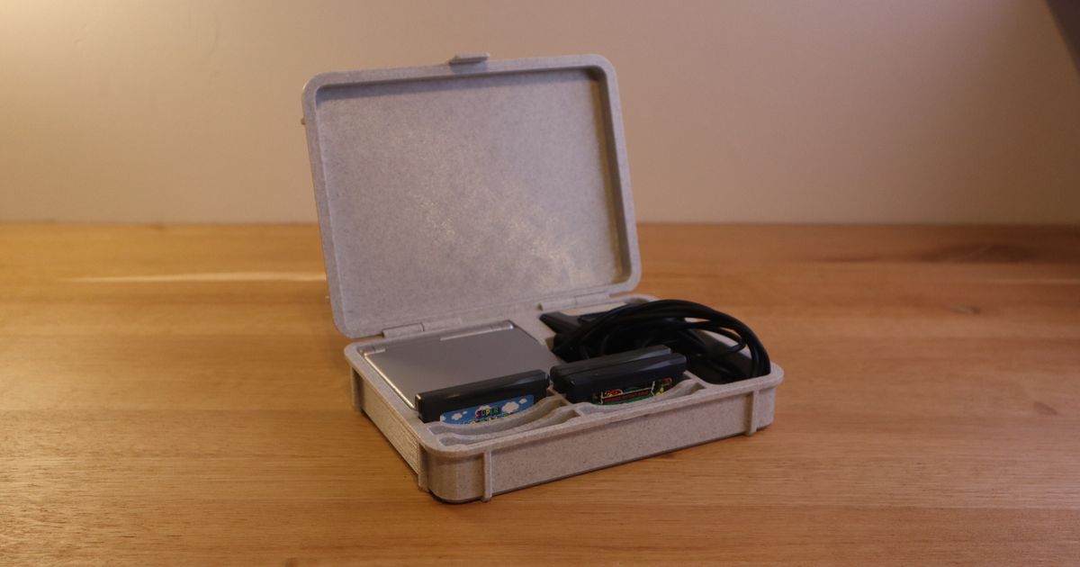 Gameboy Advance SP on-the-go - Rugged Box by Rvdk | Download free STL ...