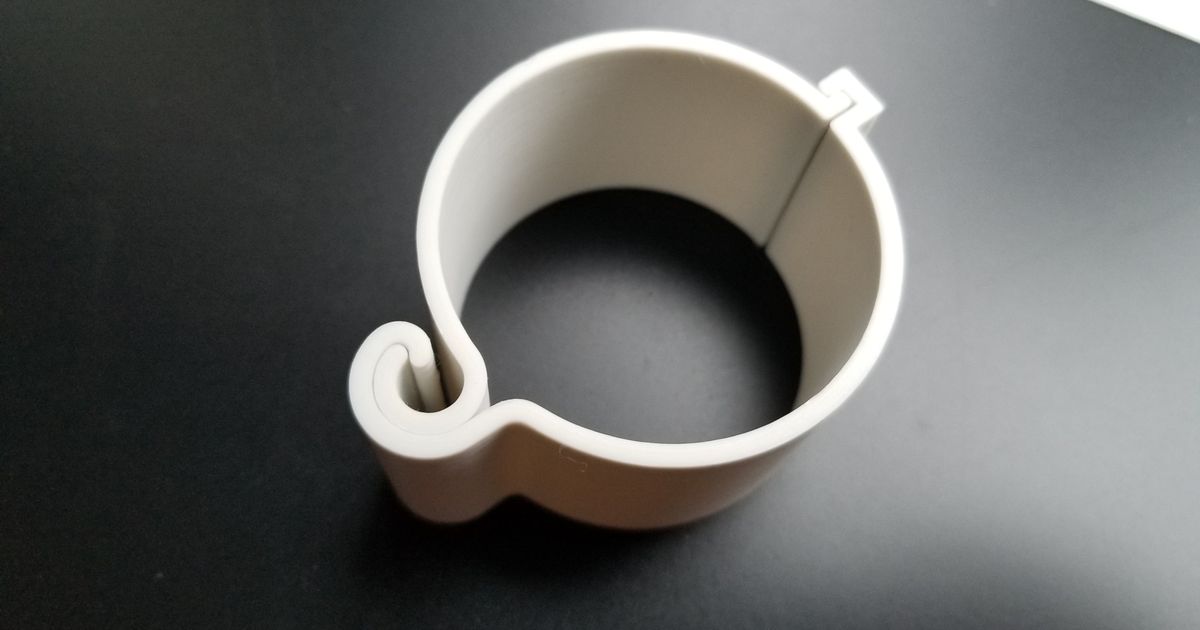 Snail Hinged roll clamp by GerryPB | Download free STL model ...