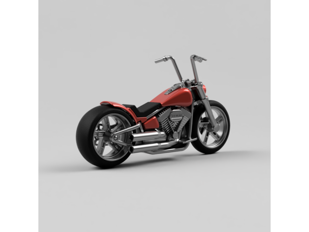 HARLEY DAVIDSON FATBOY v2 por MR White | Descargar modelo STL gratuito ...