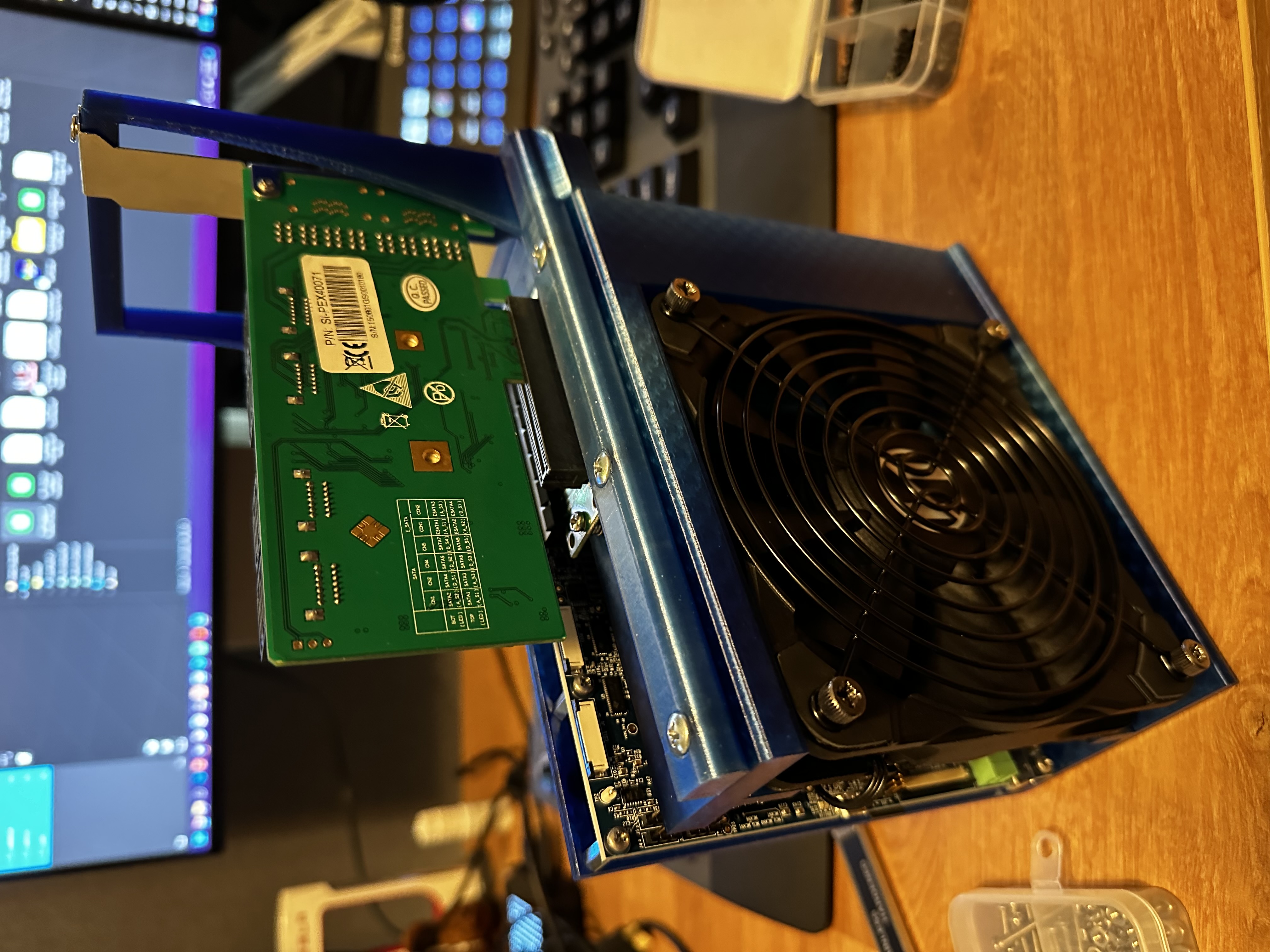 AM69 StarterKit Fan Case and PCIe Riser/Holder by Andrei Aldea ...
