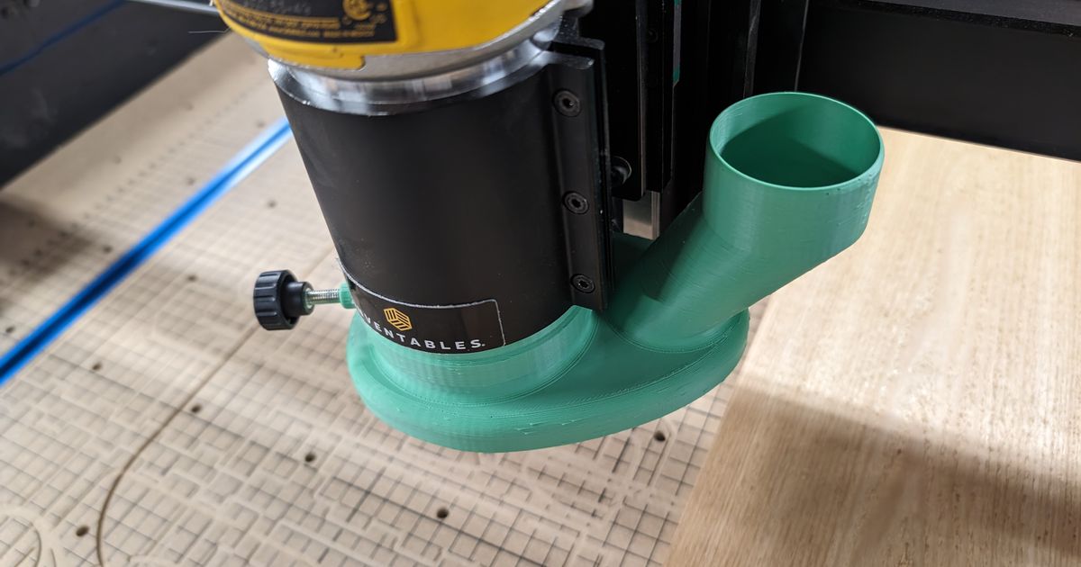 X-Carve / Shapeoko DeWalt 611 Router Dust Boot (69mm) by John ...