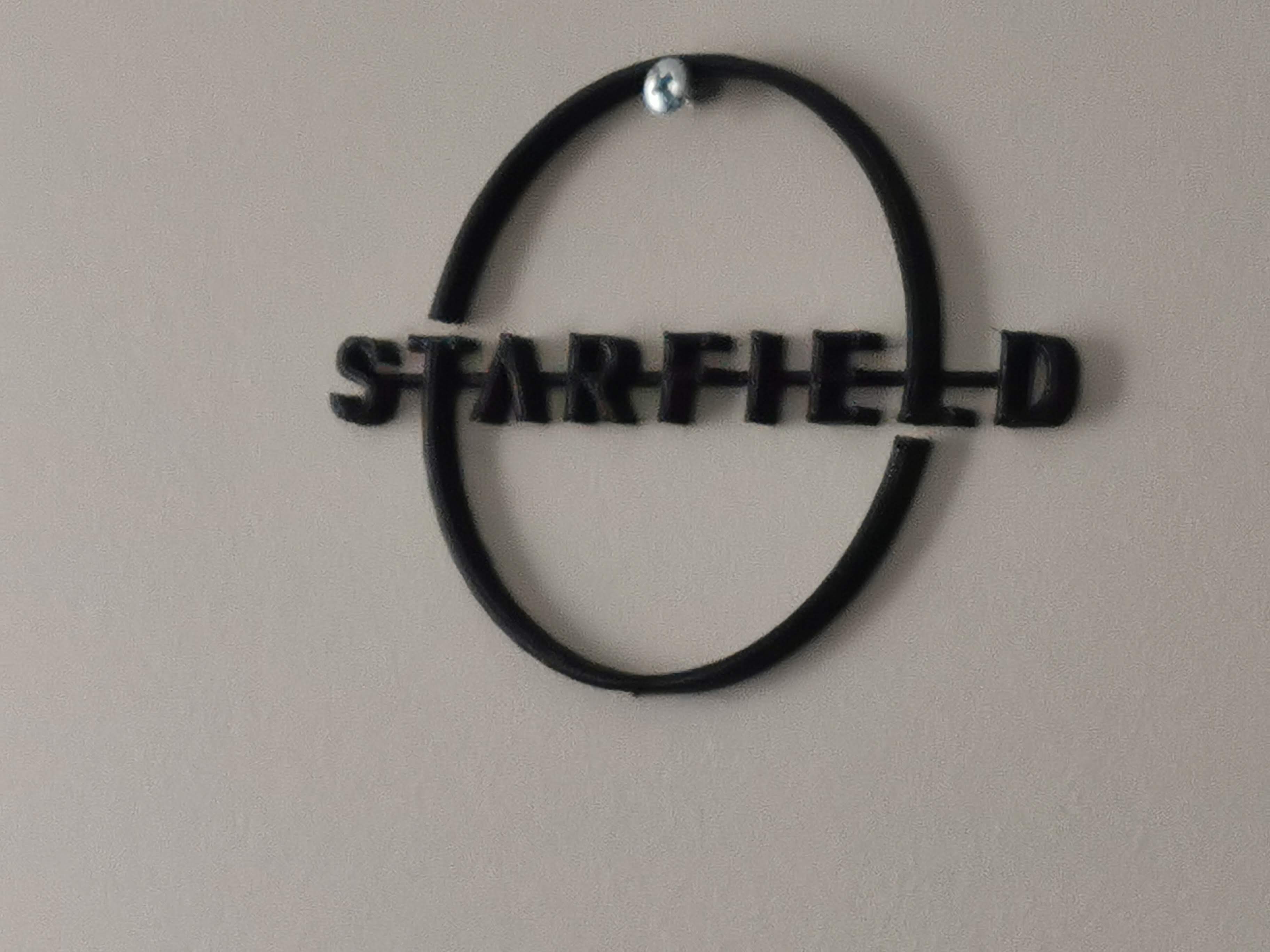 Starfield Logo Wall Art by Winston | Download free STL model ...