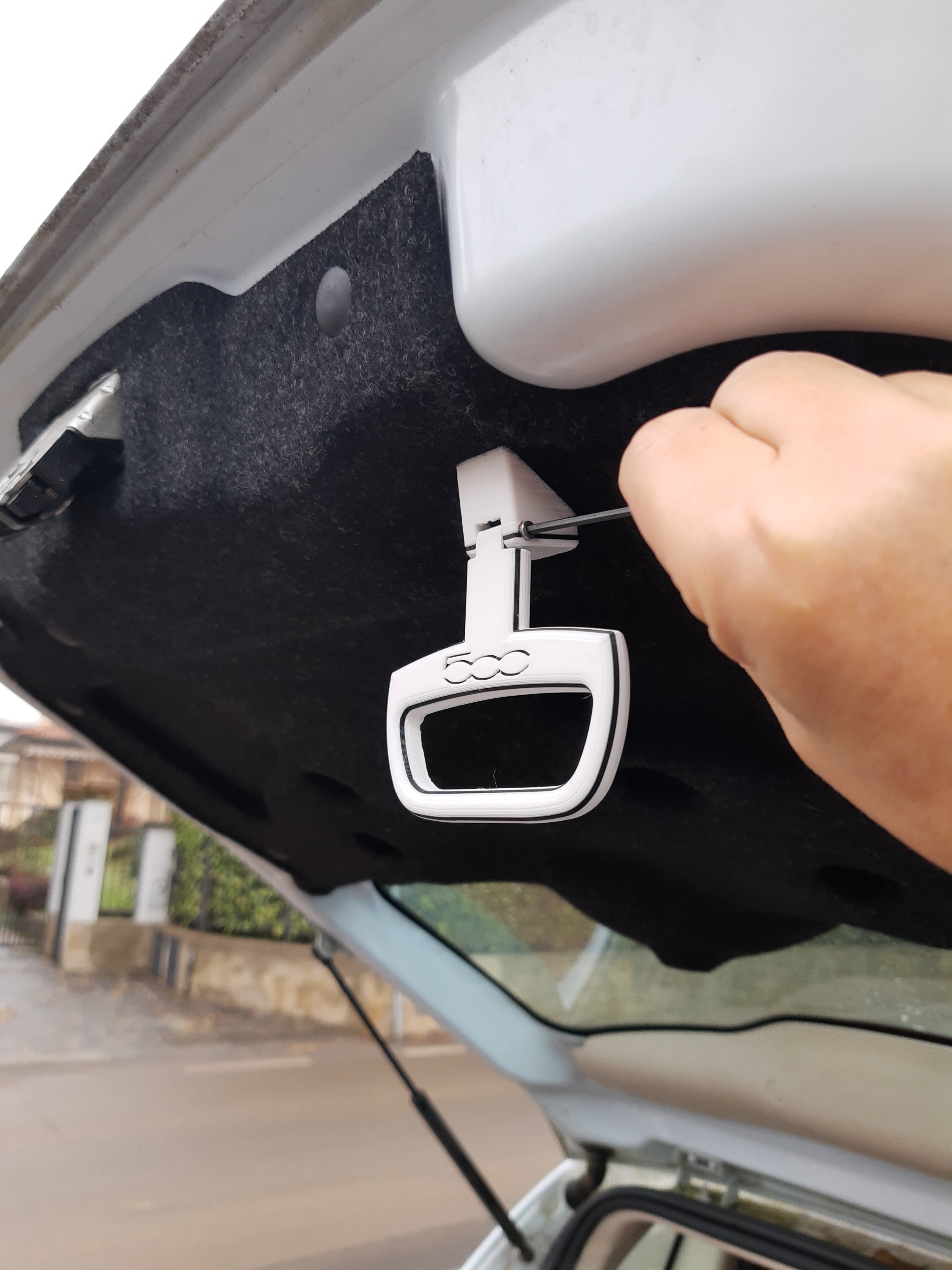 FIAT 500 TRUNK HATCH HANDLE / BOOT HATCH HANDLE by Michele Ottone ...