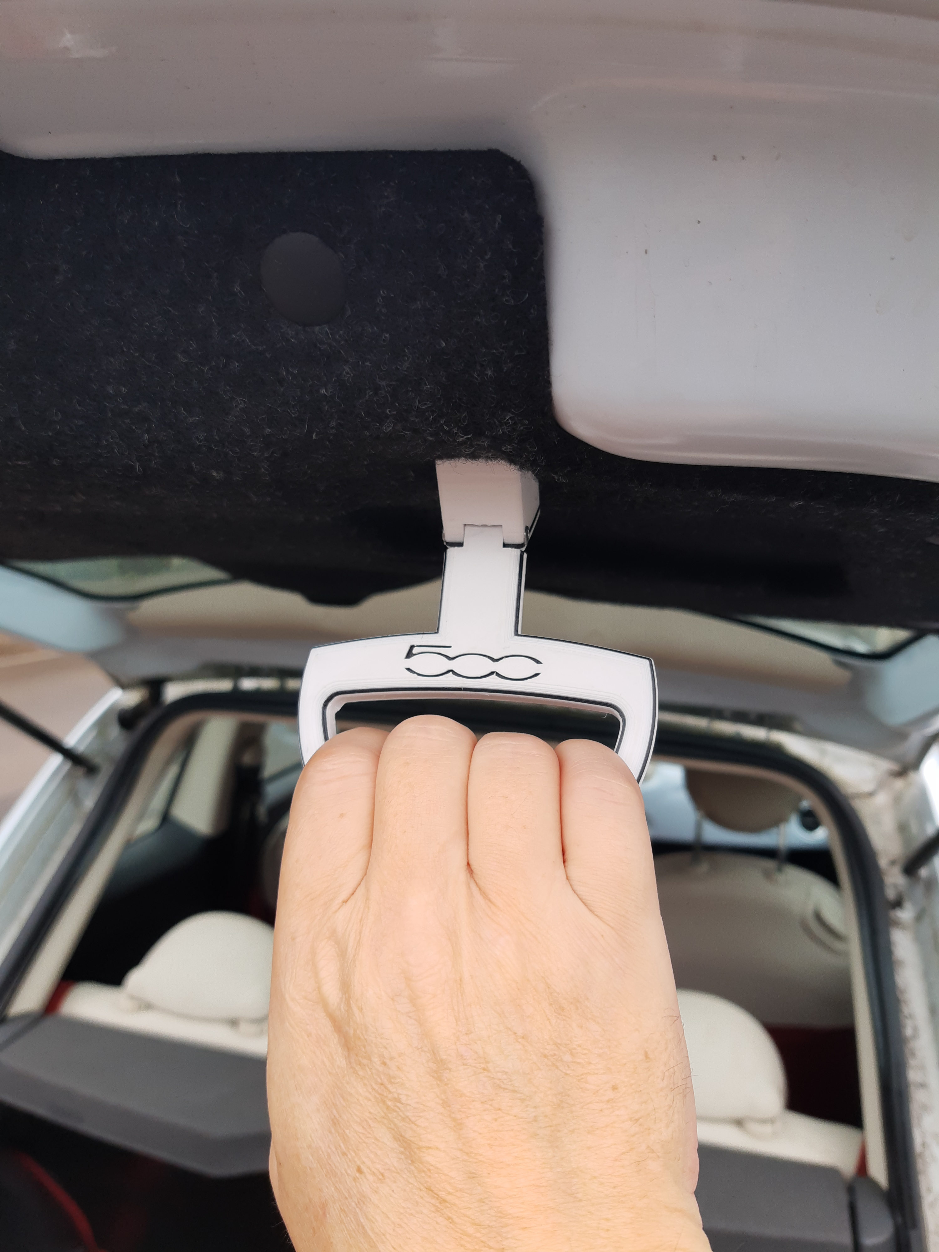 FIAT 500 TRUNK HATCH HANDLE / BOOT HATCH HANDLE by Michele Ottone ...