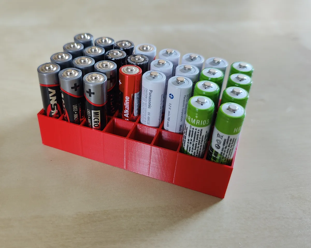 AAA Battery storage (different sizes) by Mouky | Download free STL ...