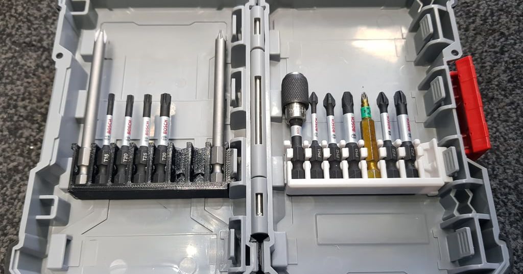 Bosch Pick and Click 50mm bit holder by Cenedd | Download free STL ...