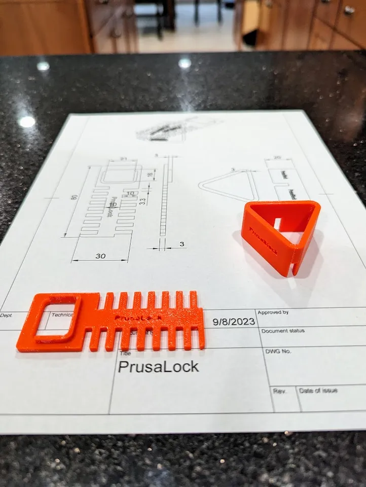 PrusaLock: Your 3D-printed, portable door lock by ahaque | Download ...