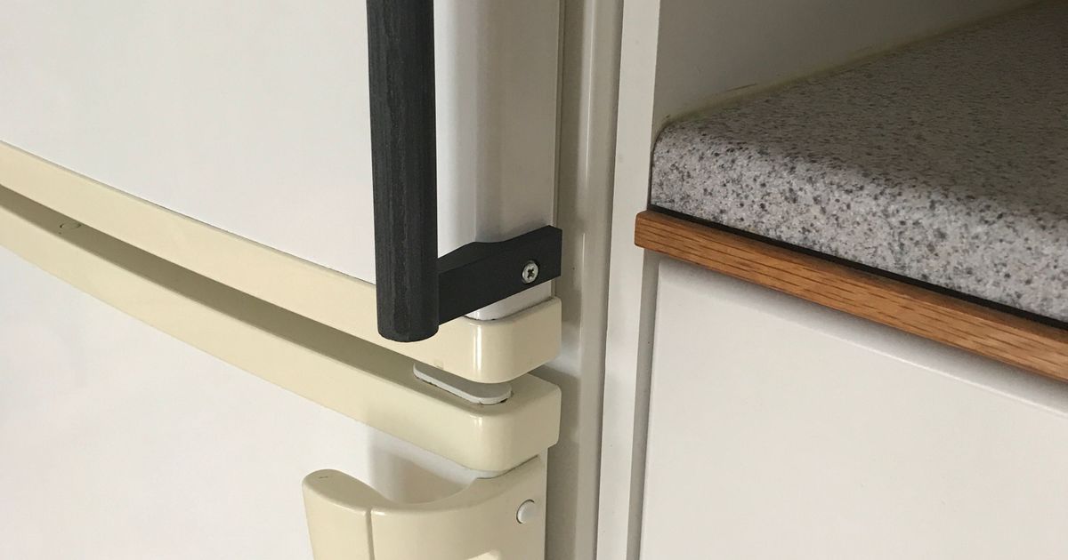 Simple fridge handle by Crapsy | Download free STL model | Printables.com