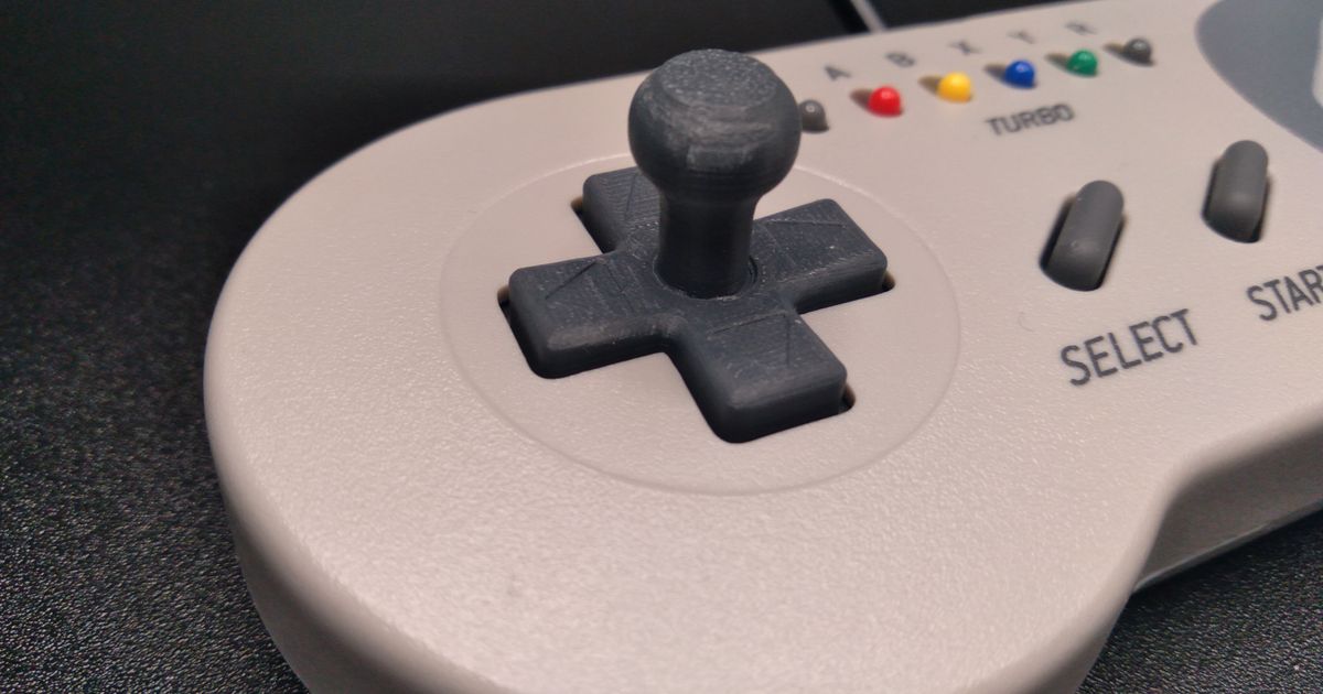 SNES Replacement D-Pad With Threaded Joystick Attachment by mozWORLD ...