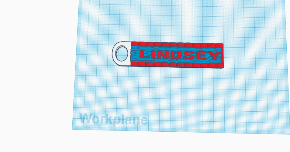 custom key chain (Lindsey) by BUZZ21 | Download free STL model ...