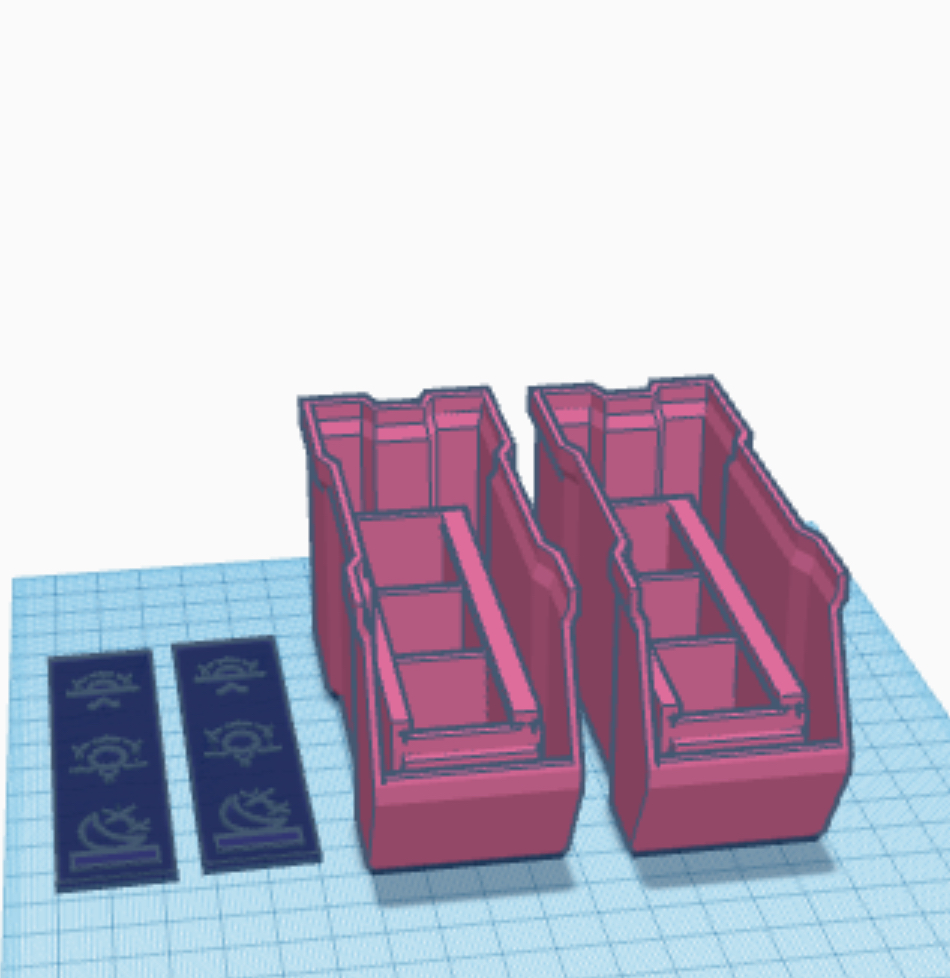 Stackable Daily Pill Boxes with lids by poppydovedesign | Download free ...
