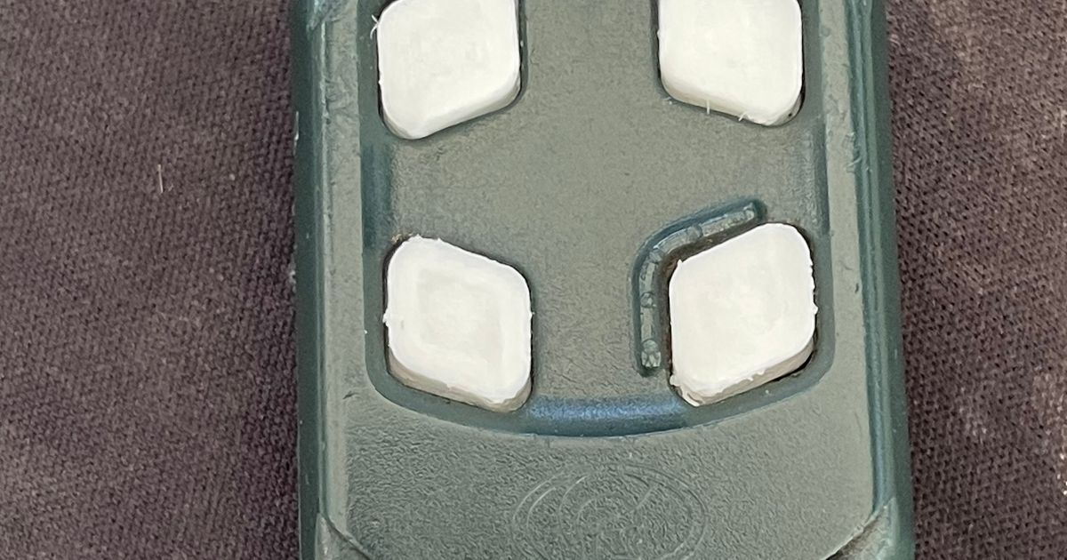 Centurion Nova 4 Button Gate Remote Replacement Buttons by John Jansen | Download free STL model ...