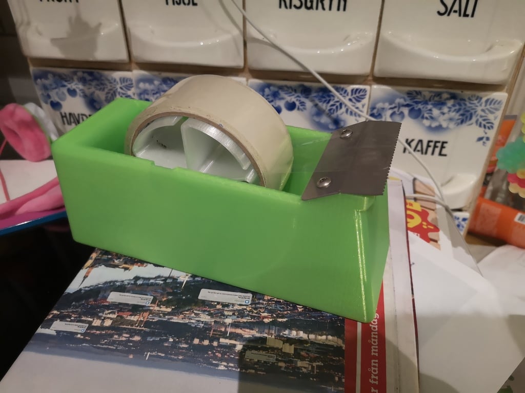 Packing tape dispenser by Pontus K | Download free STL model ...