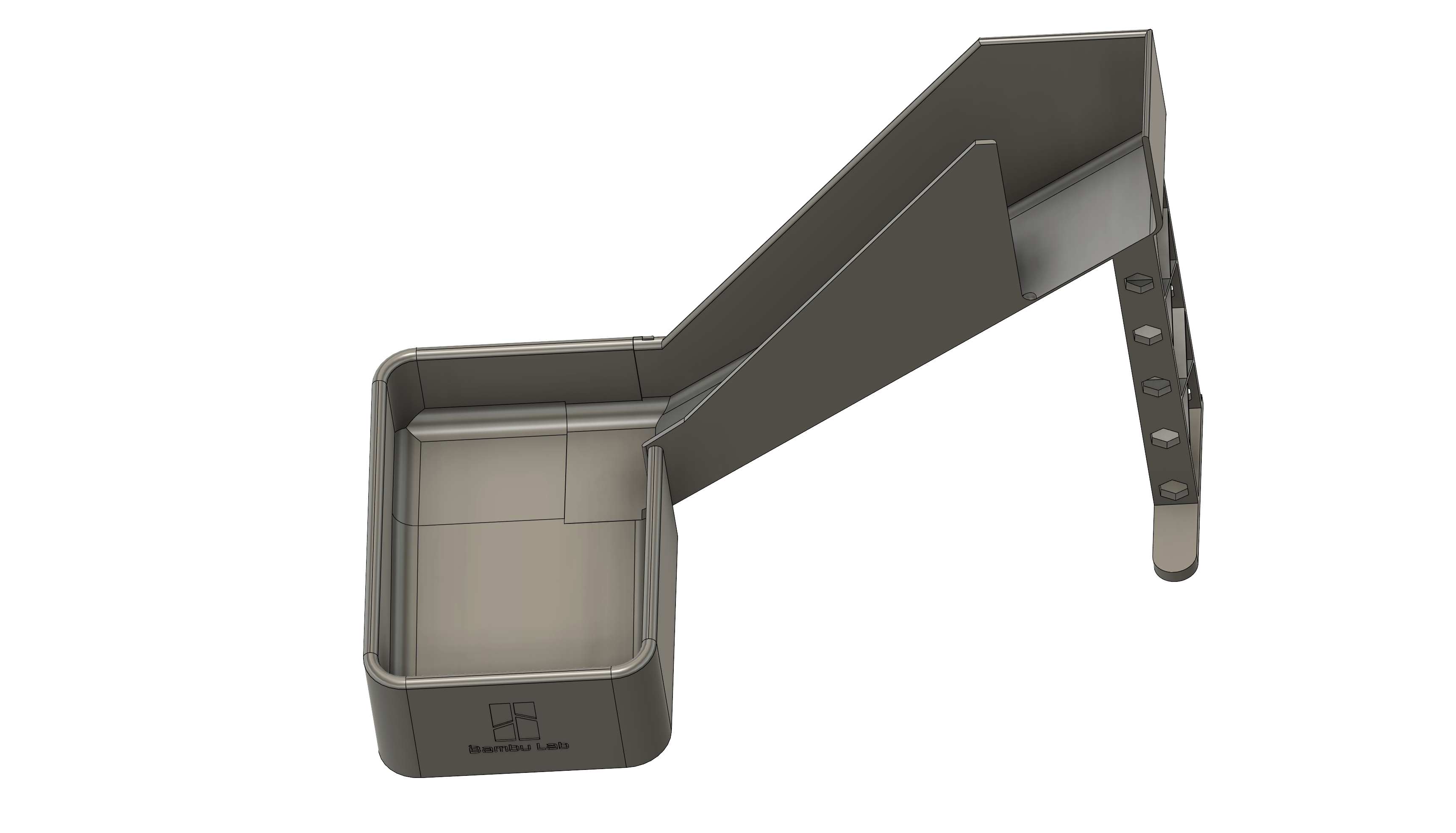 Bambulab Poop chute for Borg case by Joe | Download free STL model ...