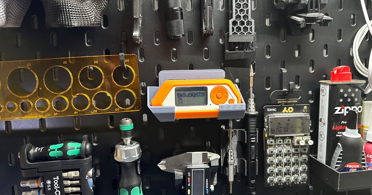 Flipper Zero and Wifi Dev Board Skadis Mount by EddiePrints | Download ...