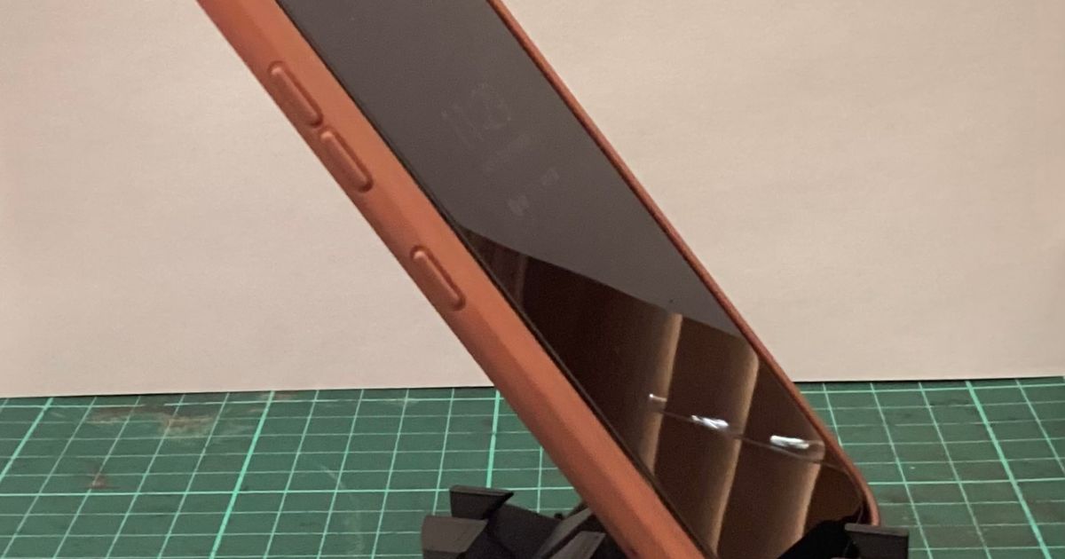Phone Stand - Reduced Size by Matty | Download free STL model ...
