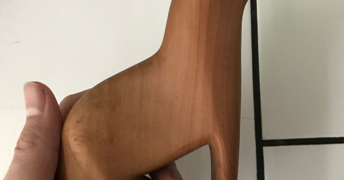 Simple Wolf figurine by Juraj.S | Download free STL model | Printables.com