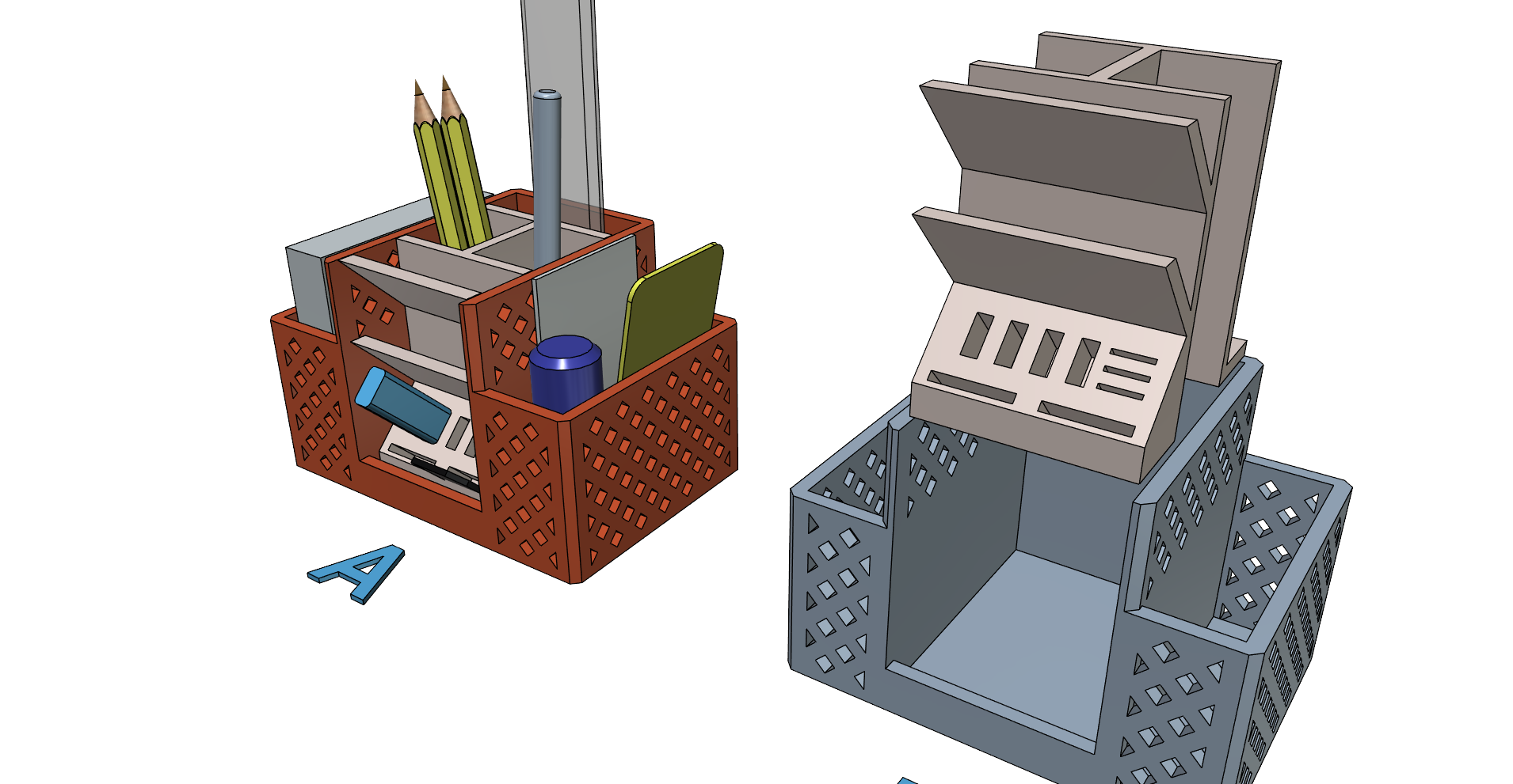 Office Organizer organizer by REDZC | Download free STL model ...