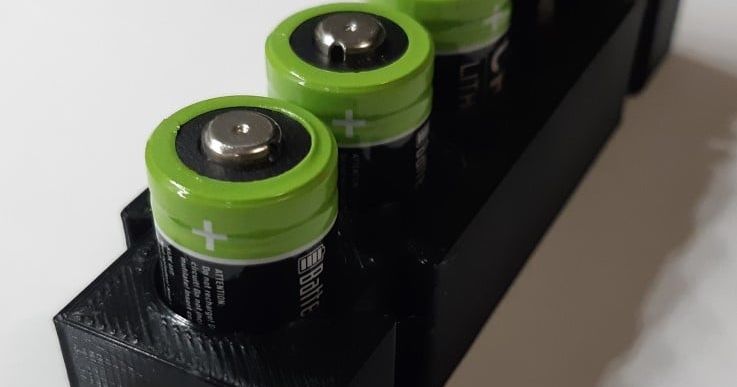 Modular C2 battery holder by Scofan | Download free STL model ...