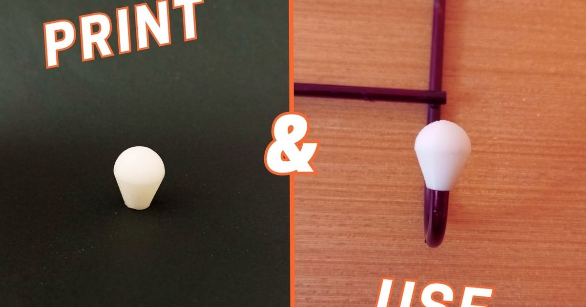 Hook Protection cap. by Robo3DDesiGn | Download free STL model ...