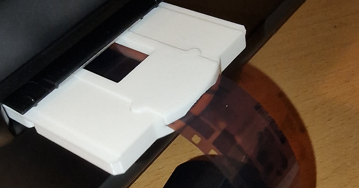 APS adapter for Plustek OpticFilm scanner by sonicx | Download free STL ...