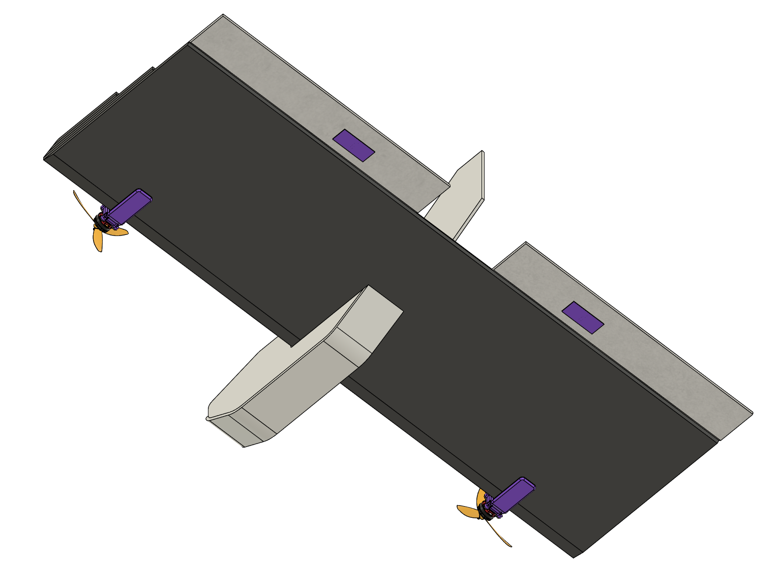 RC Plane (Ardupilot Flying Plank / Flying Wing) by Basement Creations ...