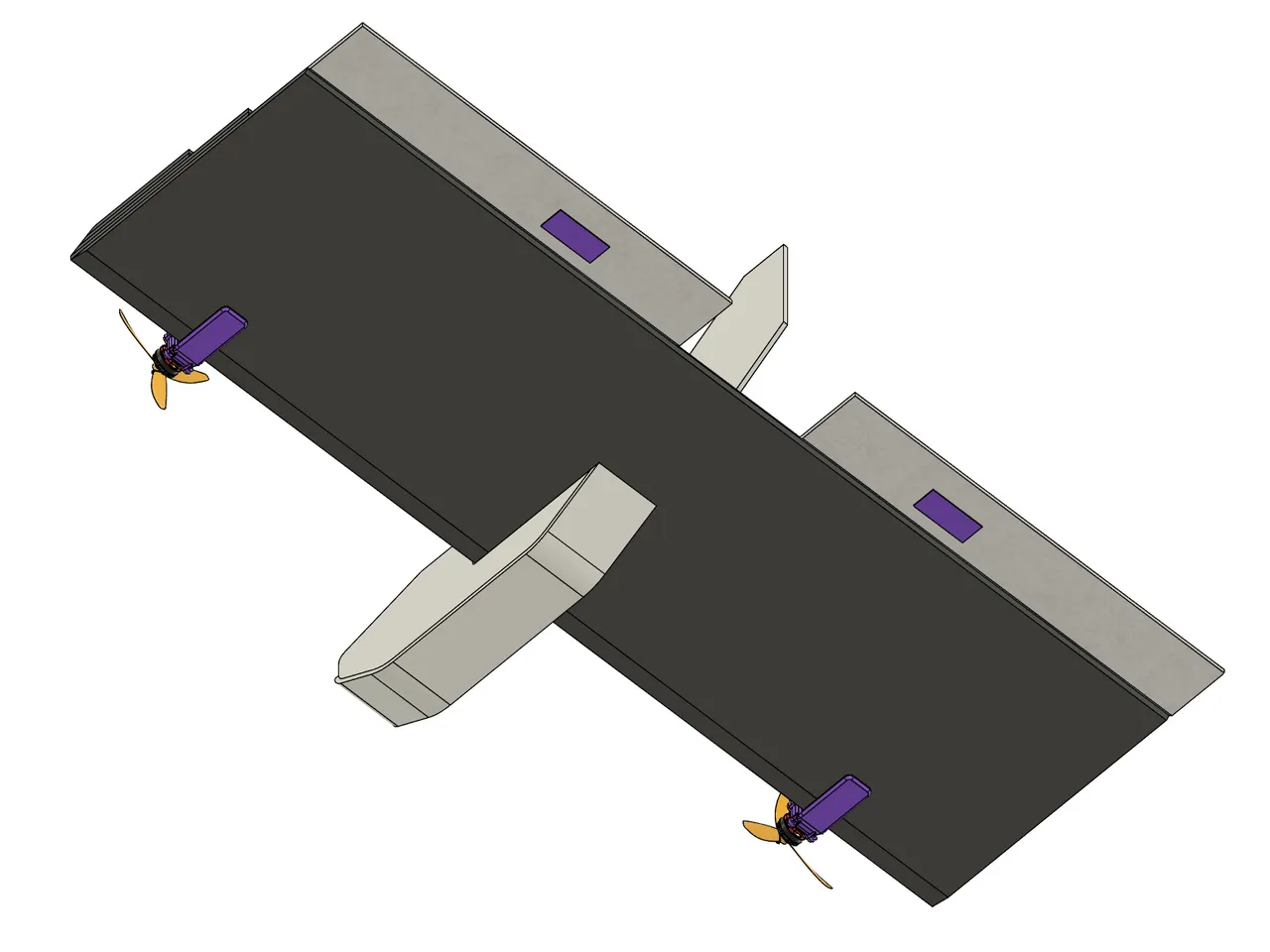 RC Plane (Ardupilot Flying Plank / Flying Wing) by Basement Creations ...