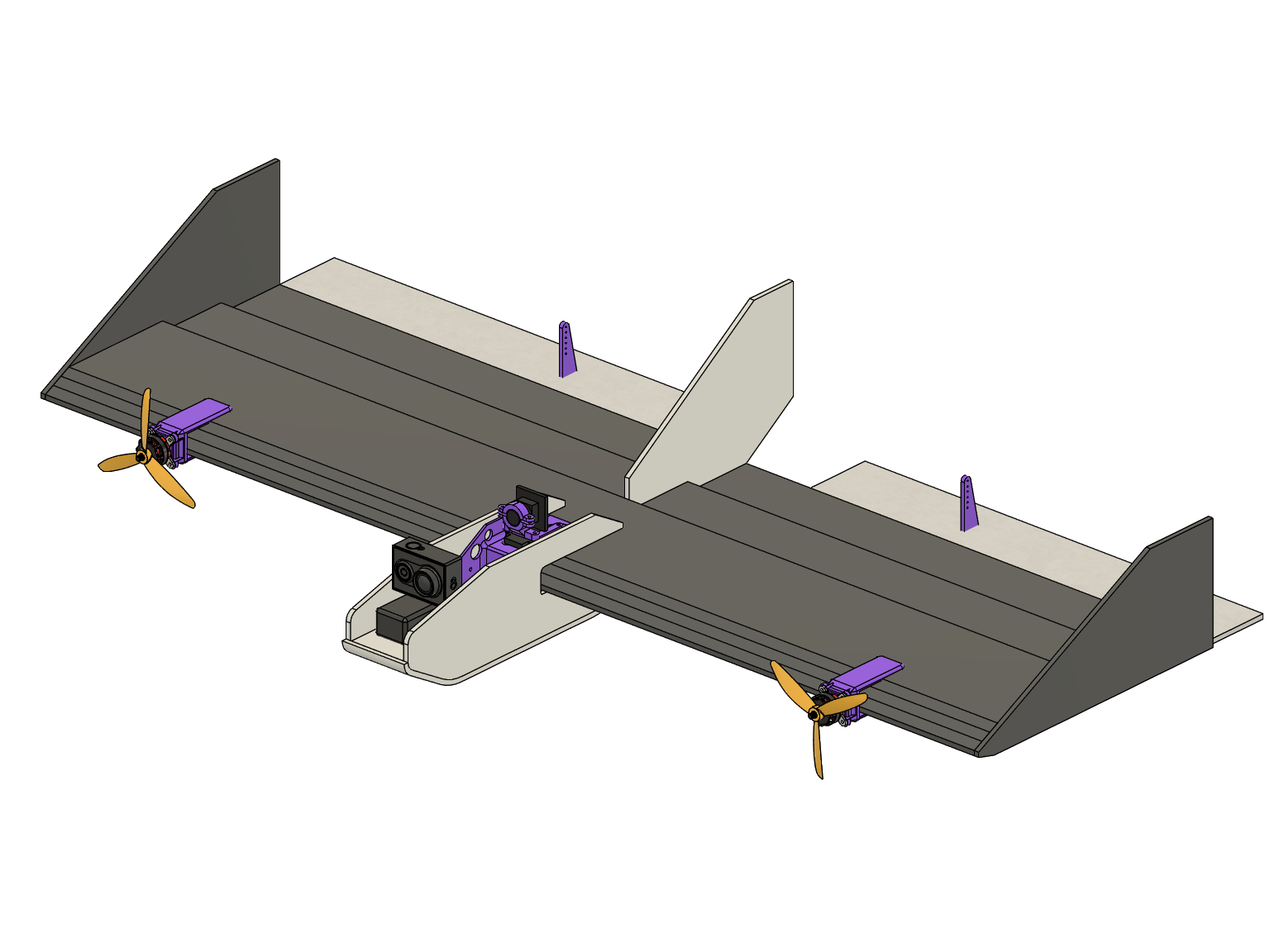 RC Plane (Ardupilot Flying Plank / Flying Wing) by Basement Creations ...