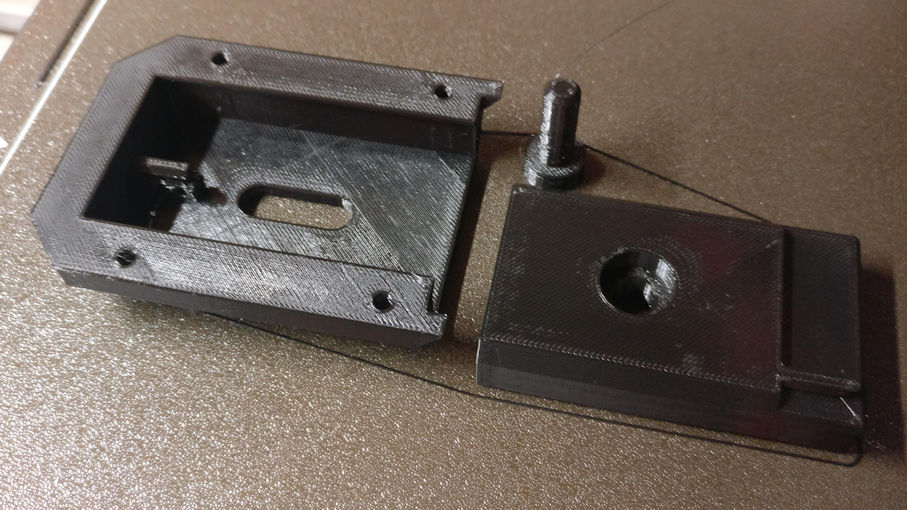Black PSU lock for Prusa Printer Enclosure V2 by Matt | Download free ...